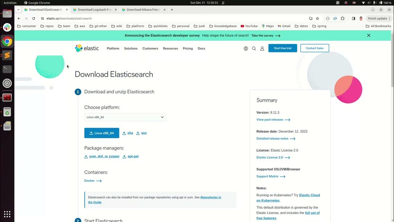 Setup ELK pipeline from scratch (Elasticsearch Logstash Kibana) 8.11.3 - YouTube