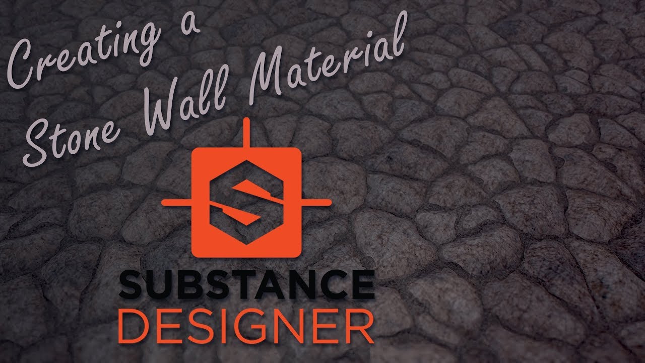 Creating a Stone Wall Material Inside Substance Designer: Part1 - YouTube