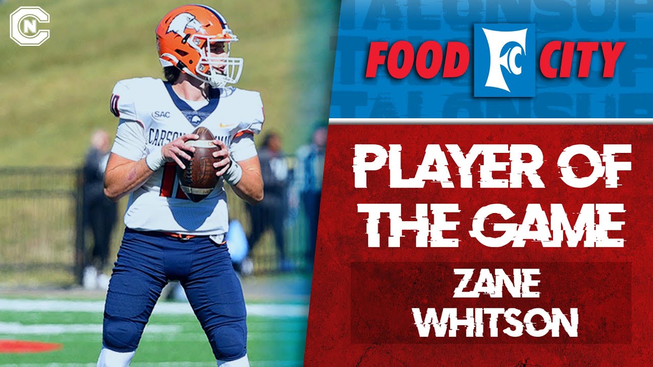 Carson-Newman Football: Zane Whitson recaps UVA Wise 11-4-23 - YouTube