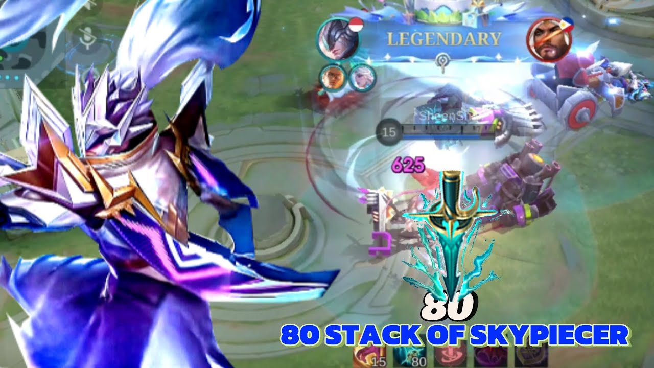 Alpha MLBB Gameplay - 80 Stack of Skypiecer - YouTube