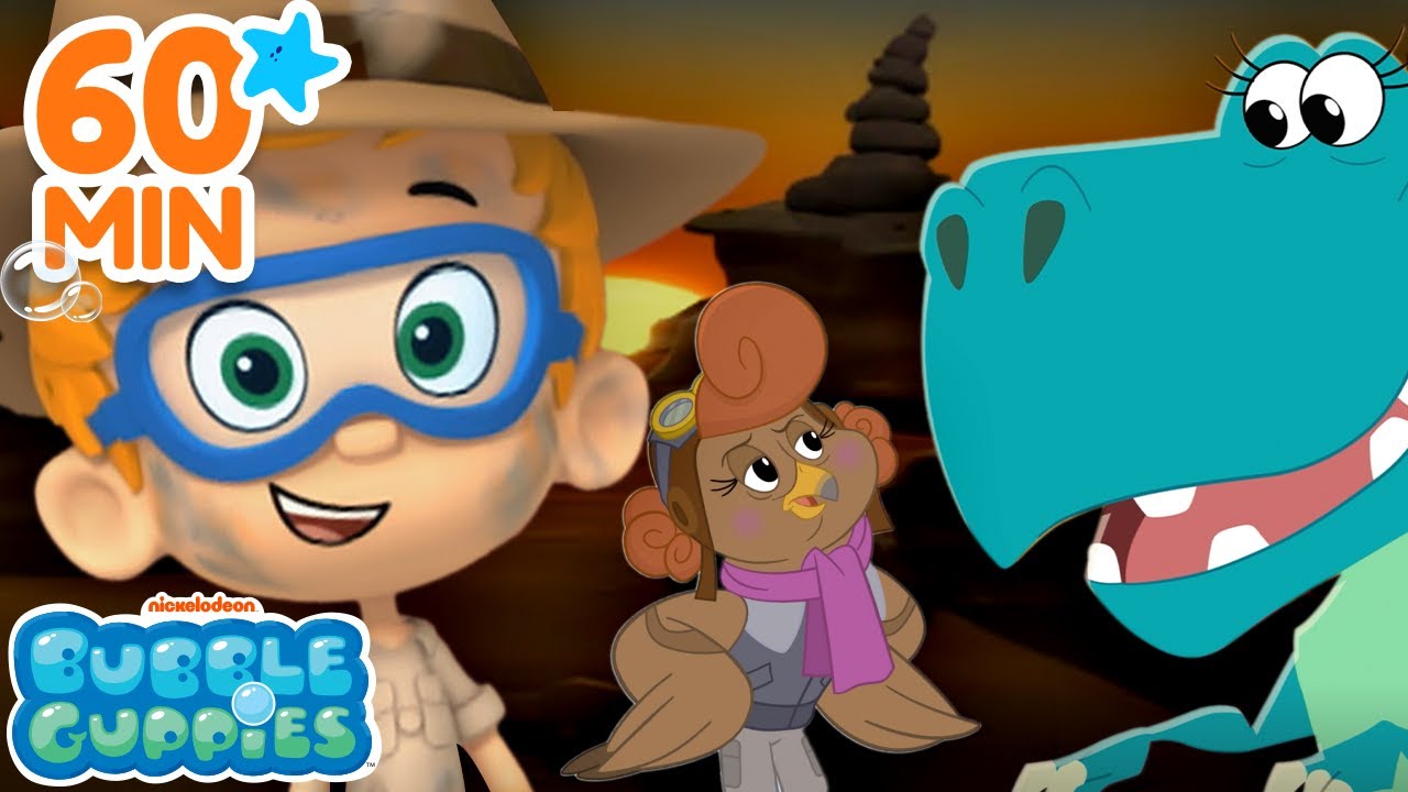 Best Bird And Flying Dinosaur Rescue Missions 60 Minutes Bubble Guppies Youtube