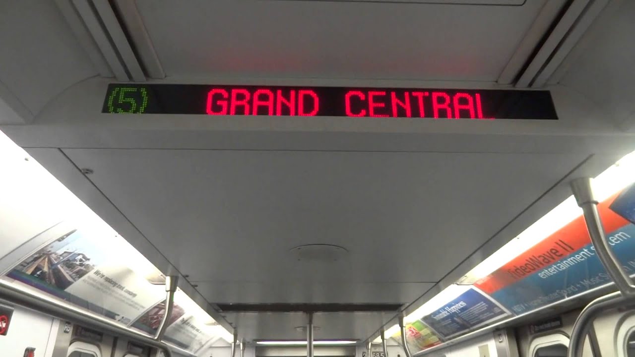 NYC Subway Special: Late Night R142 (5) Interior Destination Sign To ...