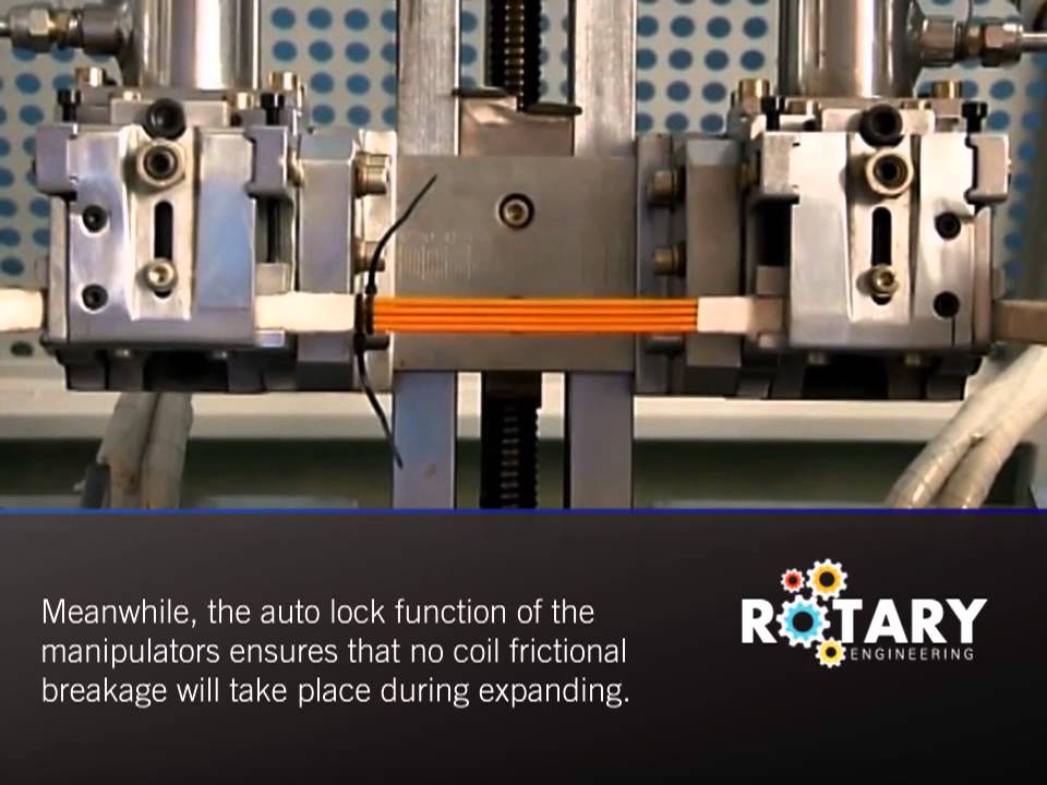 Automated Coil Spreader, ACS-80 - Rotary Engineering UK Ltd - YouTube