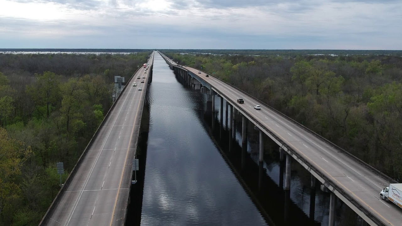 Atchafalaya Basin Bridge Boat Ramp - YouTube