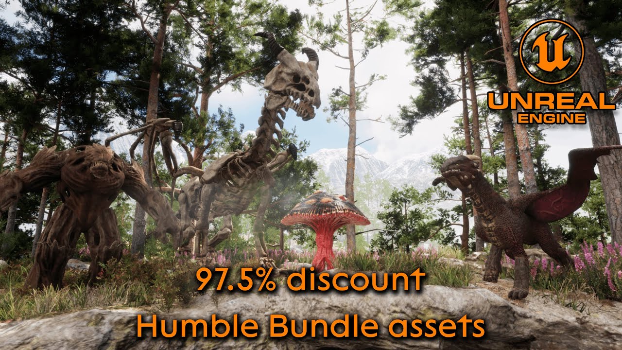 97.5% discounted assets on Humble bundle for Unreal Engine, December ...