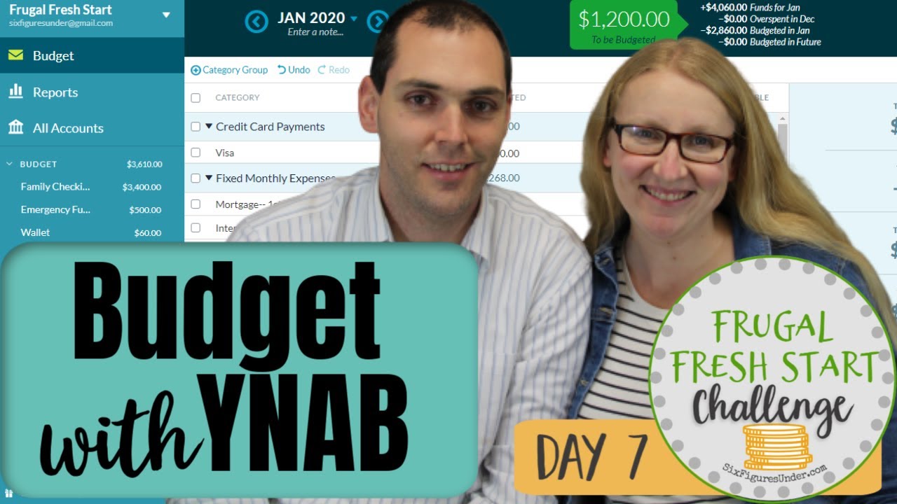 Setting Up A YNAB Budget How To Budget With YNAB Frugal Fresh Start Setting Up A YNAB Budget How To Budget With YNAB Frugal Fresh Start
