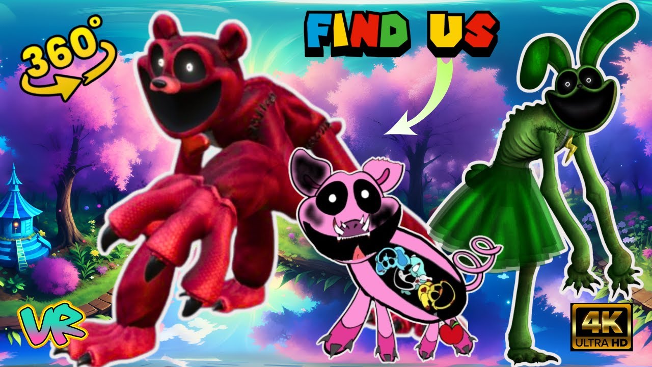 HOPPY HOPSCOTCH, BOBBY BEARHUG, PICKY PIGGY MONSTERS Poppy Playtime 3 ...