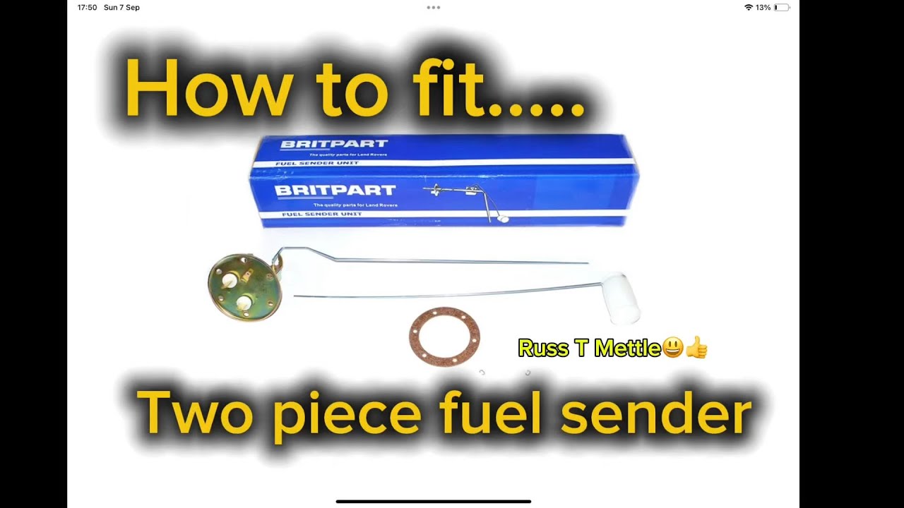 LandRover series fuel sender replacement. - YouTube