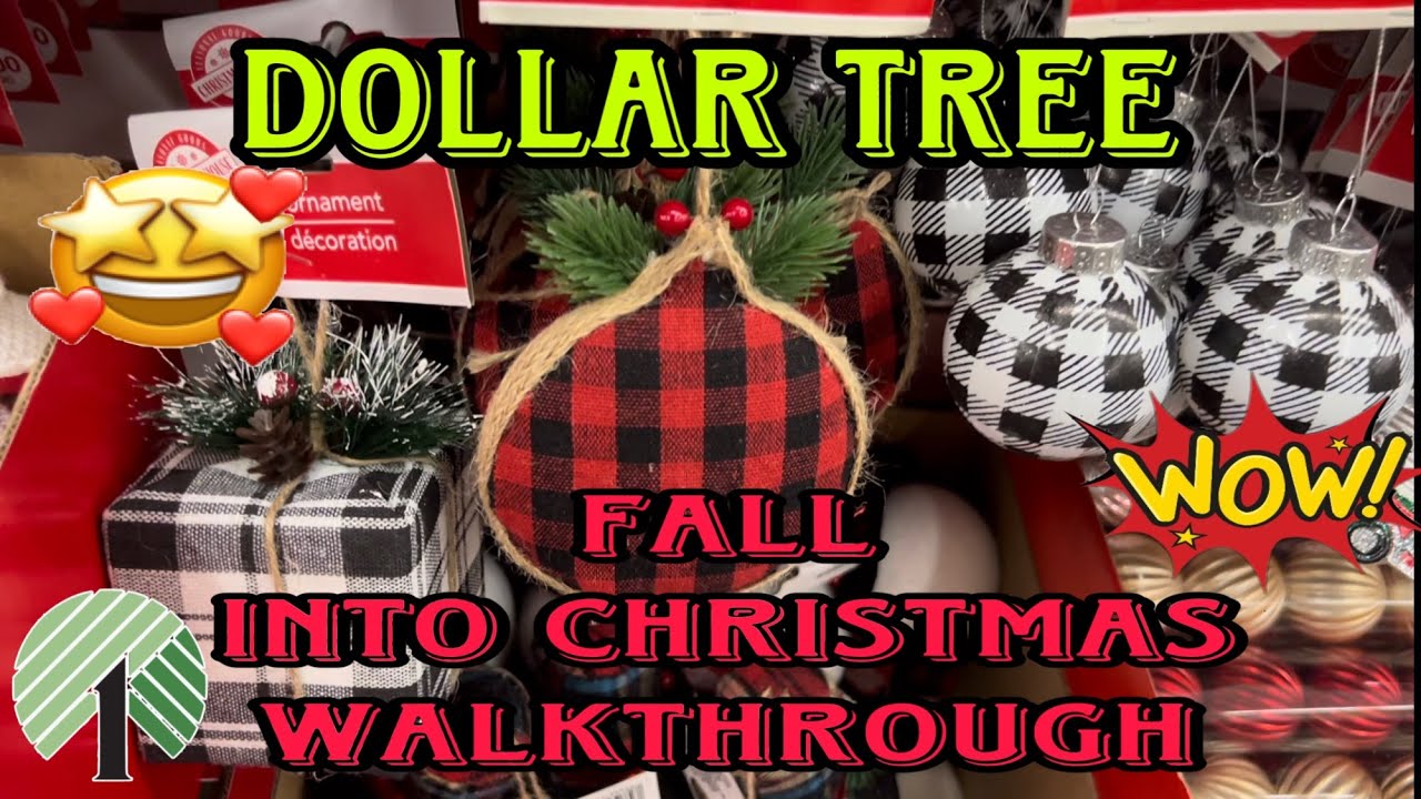 Dollar Tree Fall Into Christmas Walkthrough #dollartree #walkthrough # ...
