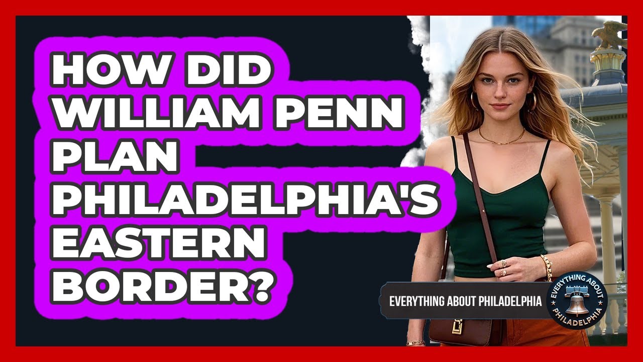 How Did William Penn Plan Philadelphia's Eastern Border? - YouTube