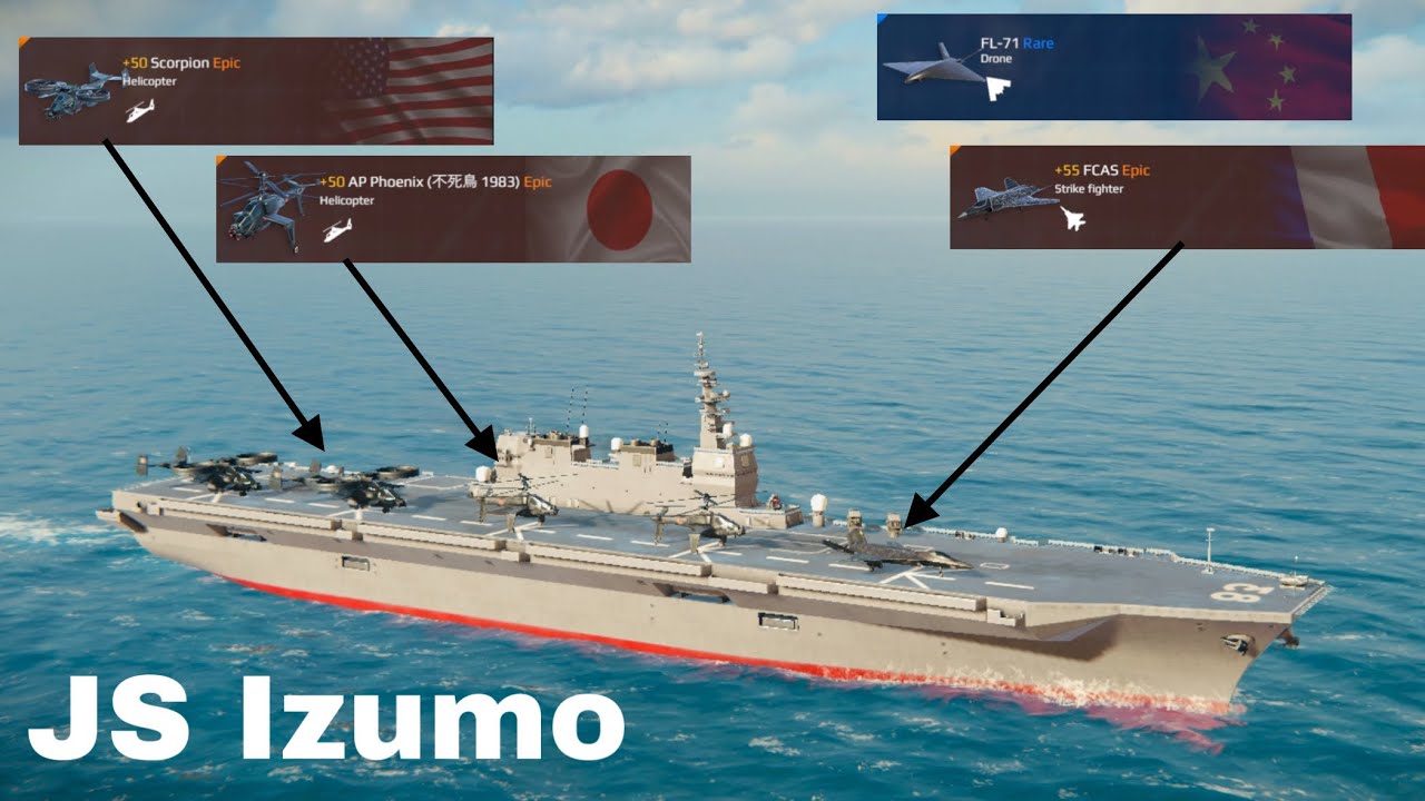 JS Izumo & Drone FL-71 | Modern Warships - YouTube