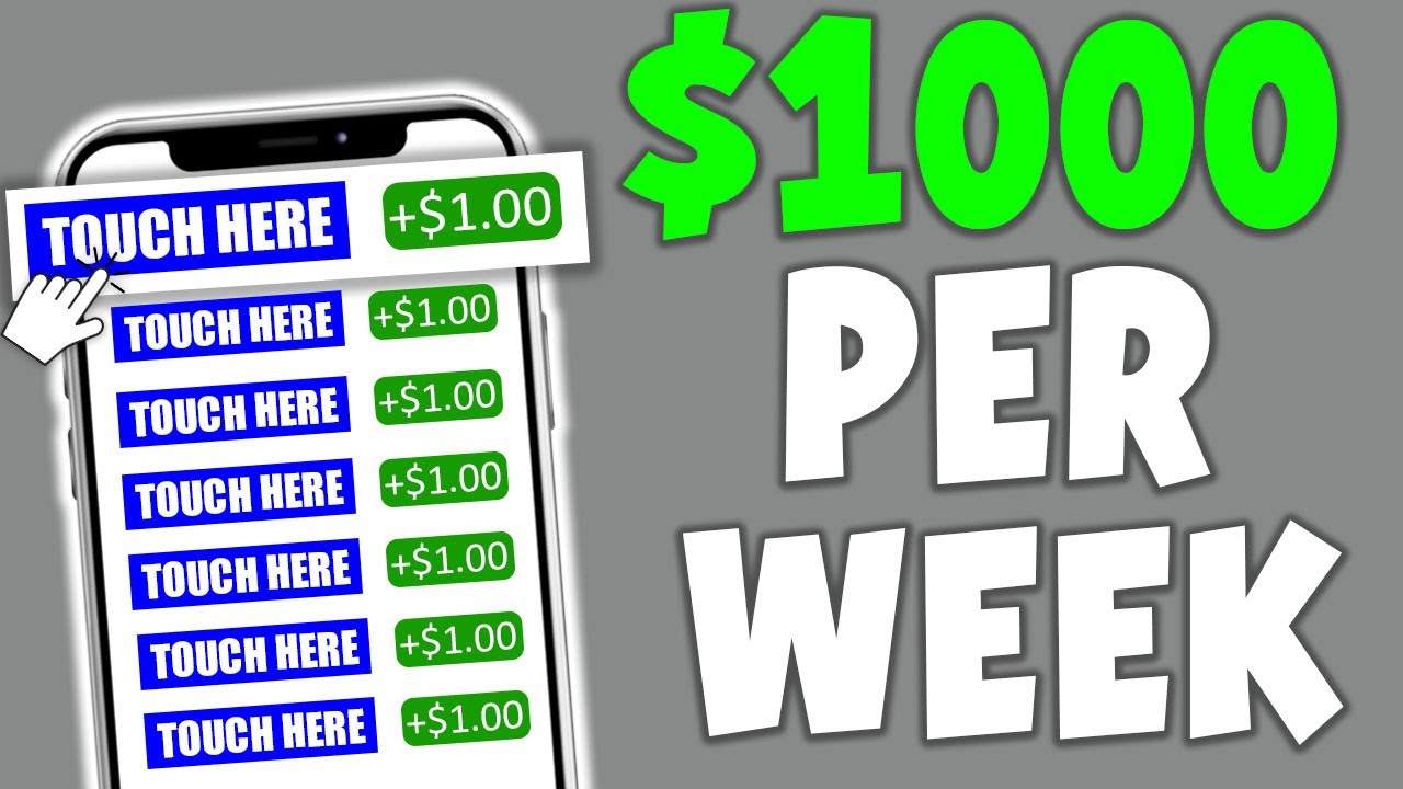 Earn $1000+ Per Week Just By Touching Mobile Screen | Make Money Online ...