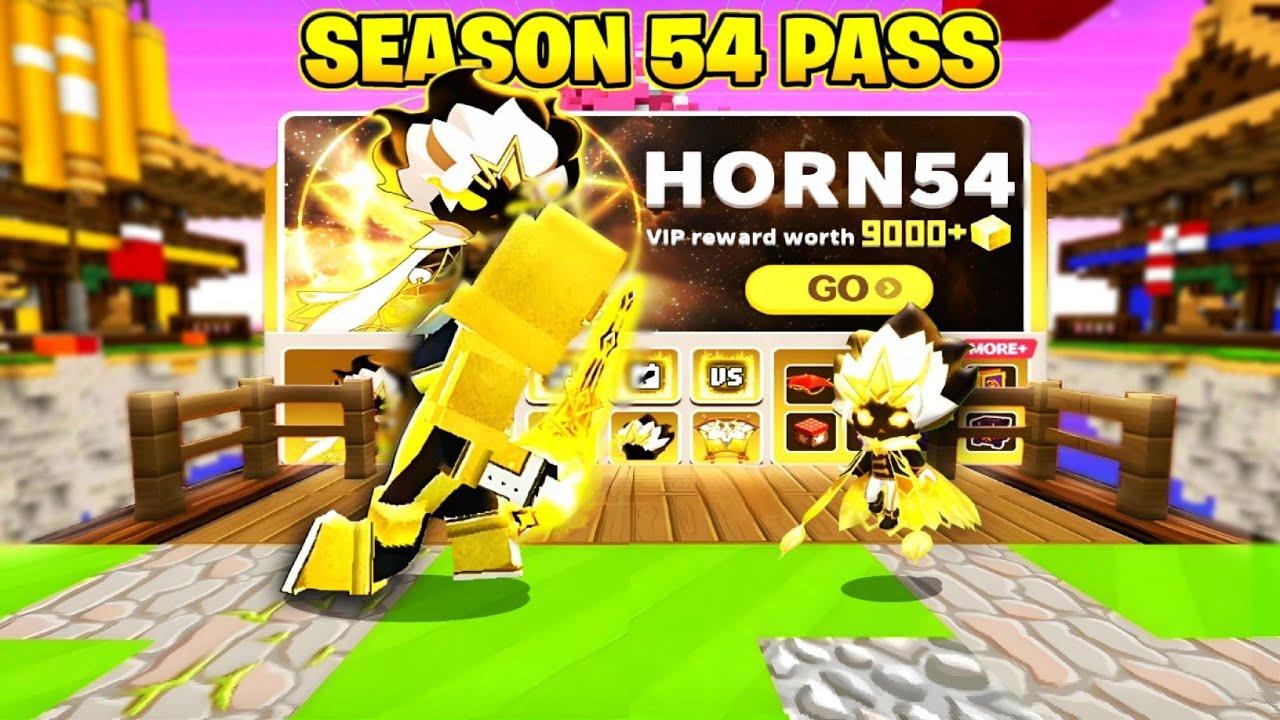Buying New Season 54 Pass! (Star Sprite Pet) | Blockman Go Bedwars ...