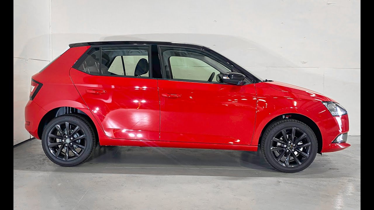 NEW - SKODA FABIA HATCH COLOUR EDITION - RED - YouTube