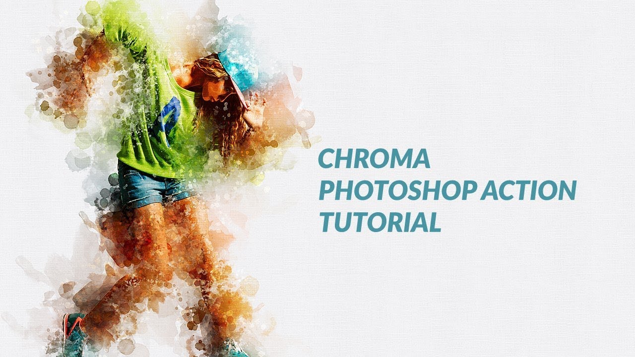 Chroma Photoshop Action Tutorial - YouTube