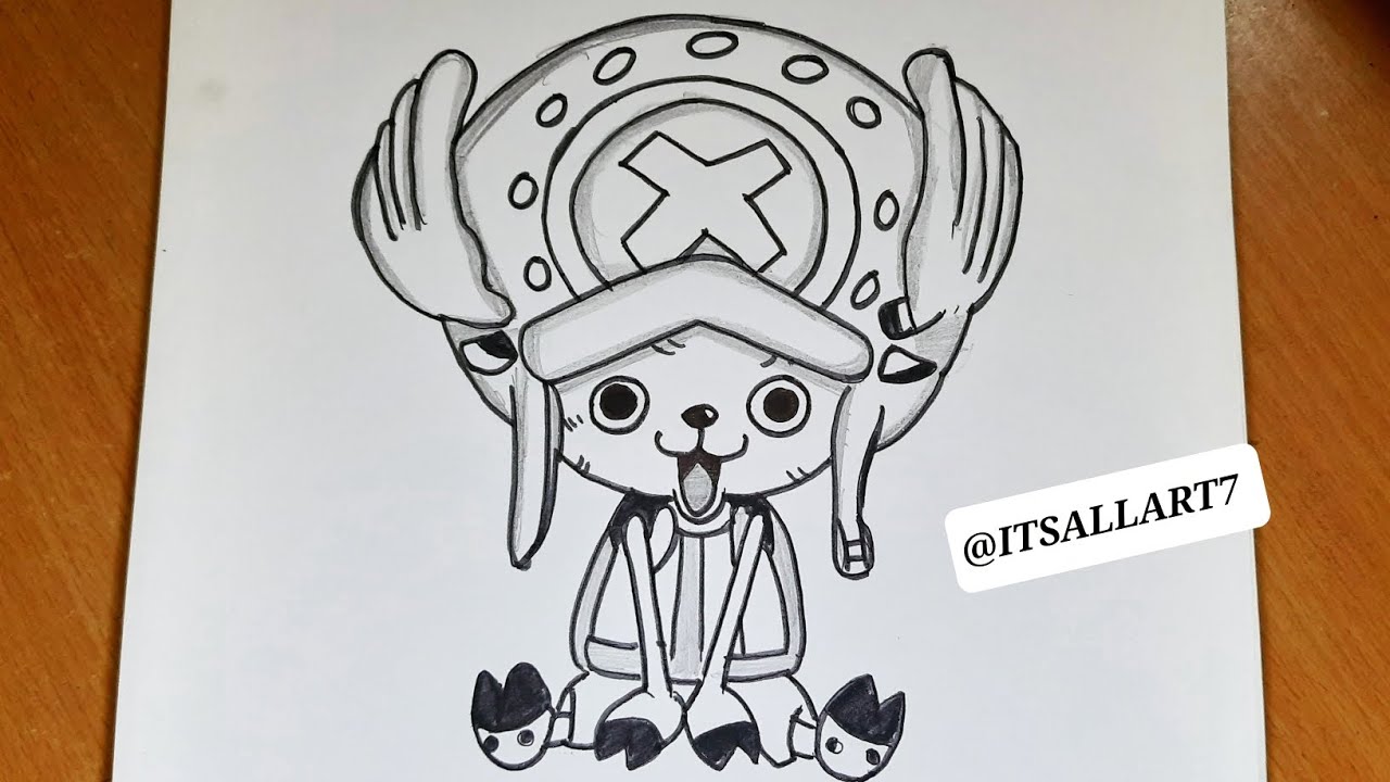 how to draw tony tony chopper // how to draw chopper one piece// # ...