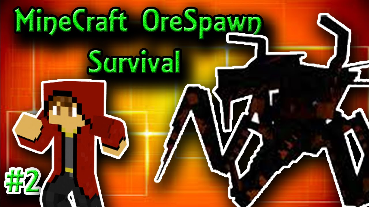 Minecraft - OreSpawn Survival - #2 - Never Spawn The Jumpy Bug!!! - YouTube