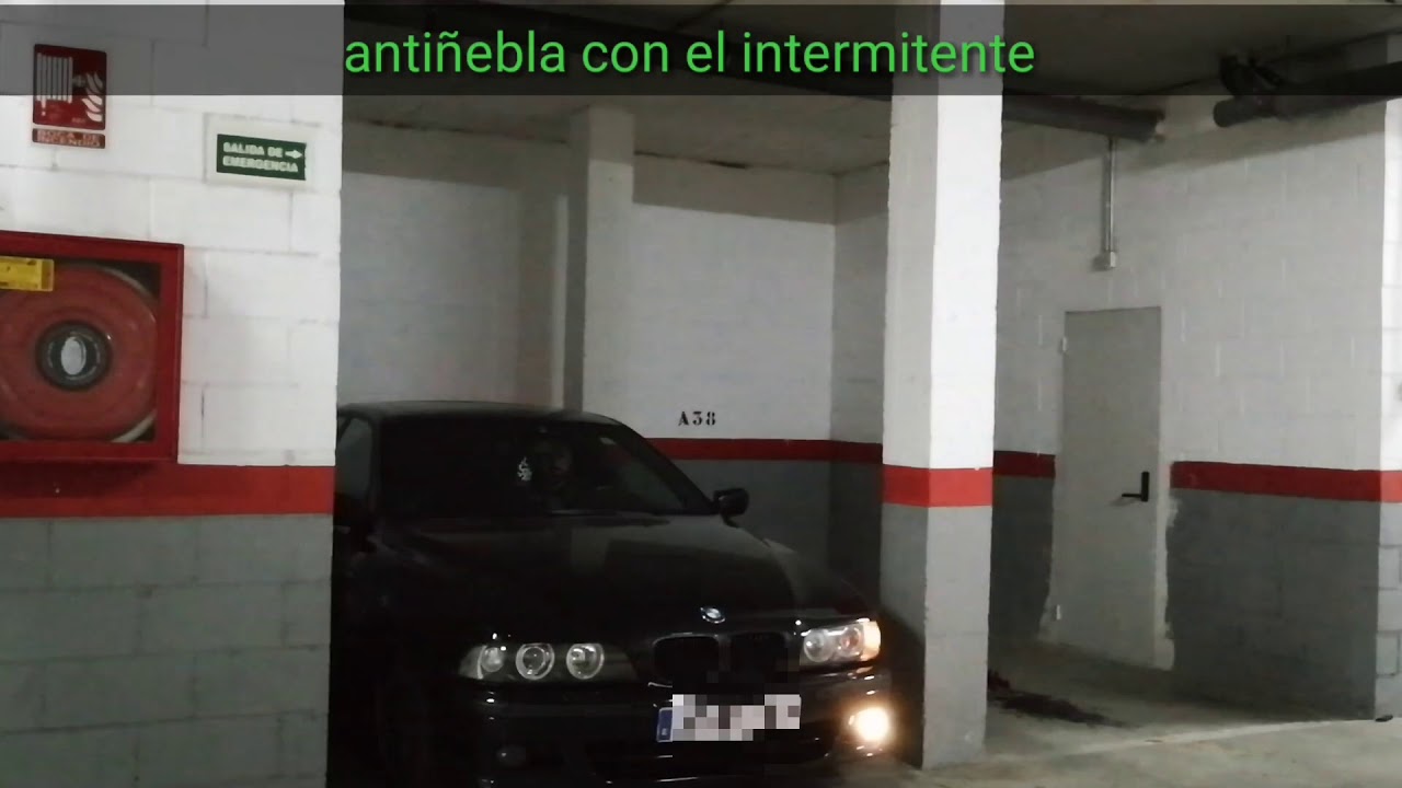 modLight2 BMW E39 antiñeblas activadas con el intermitente - YouTube