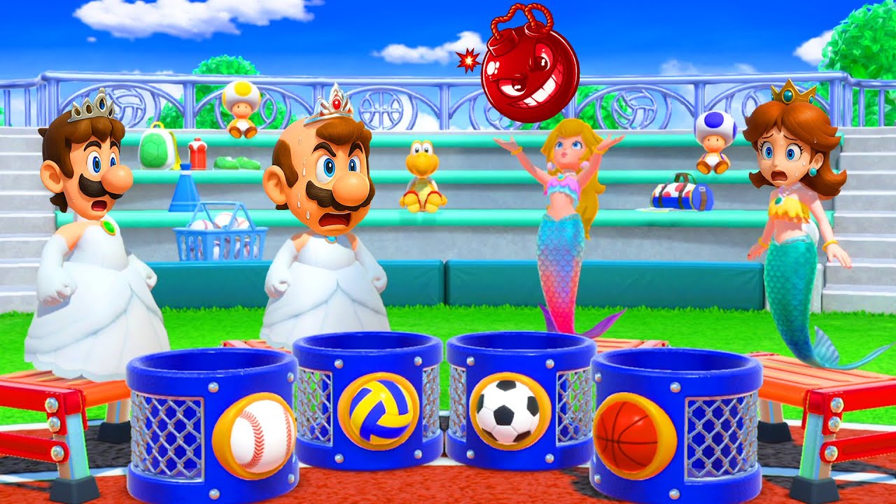 Super Mario Party - All Best Dangerous Minigames (Master CPU) - YouTube