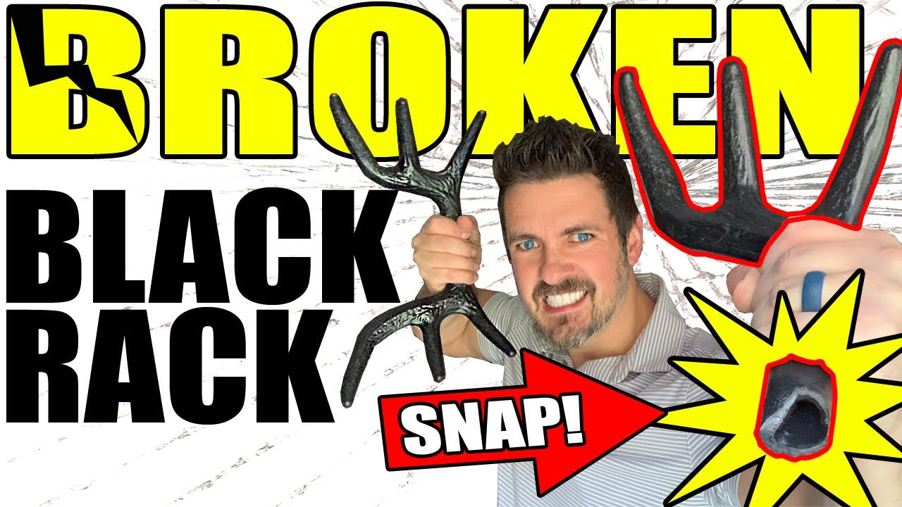 💥Broken Black Rack!💥Illusion Systems Black Rack Snapped in Half While ...