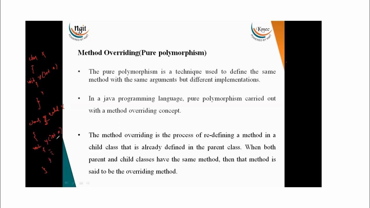 1.11 Polymorphism Constructor Overloading, Method Overloading & overriding - YouTube