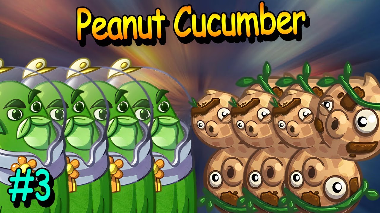 (Part 3) Very Weird Combo Peanut + Cucumber! PvZ Heroes - YouTube