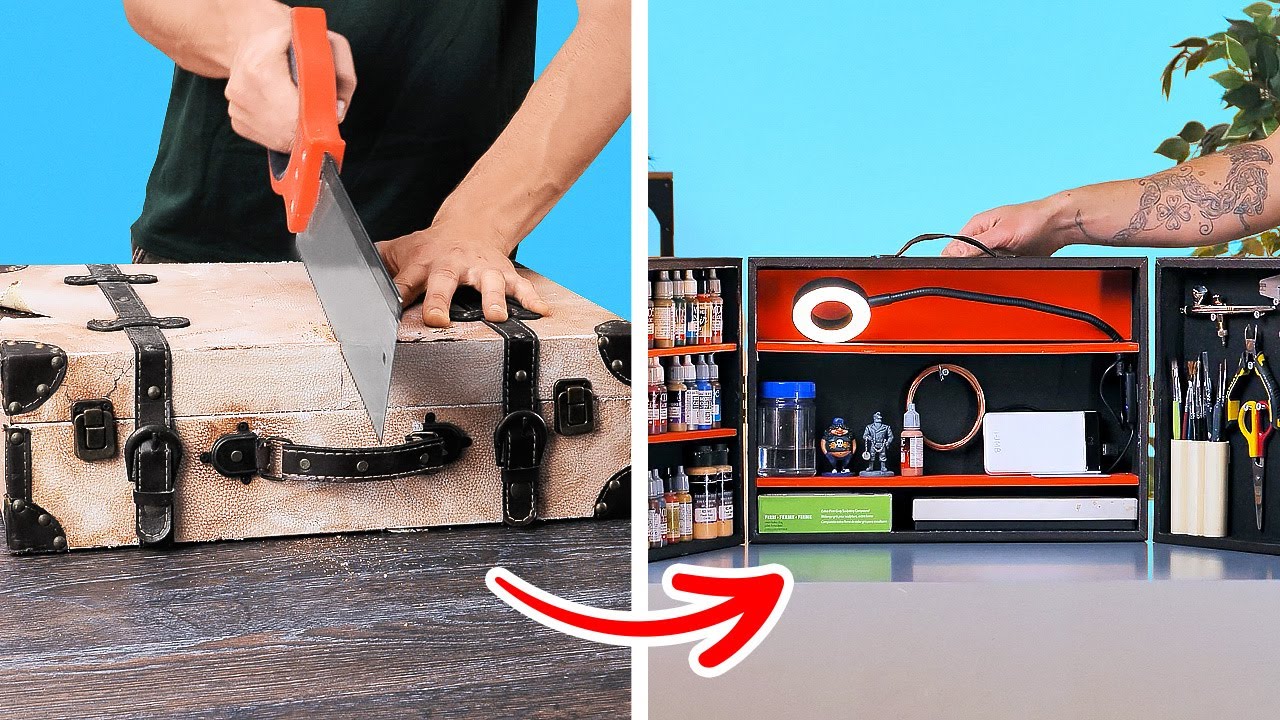 Cool Ways to Transform Useless Things Into Home Decorations - YouTube