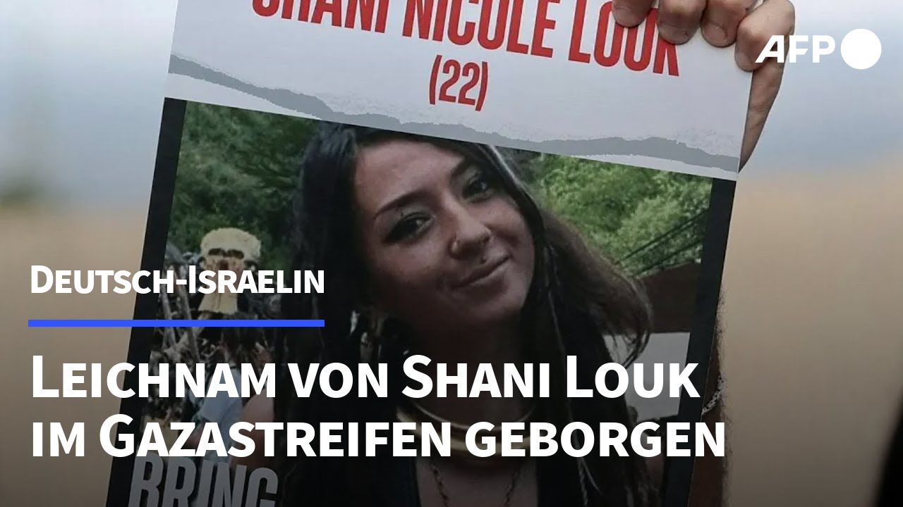 Leichnam von Deutsch-Israelin Shani Louk im Gazastreifen geborgen | AFP ...