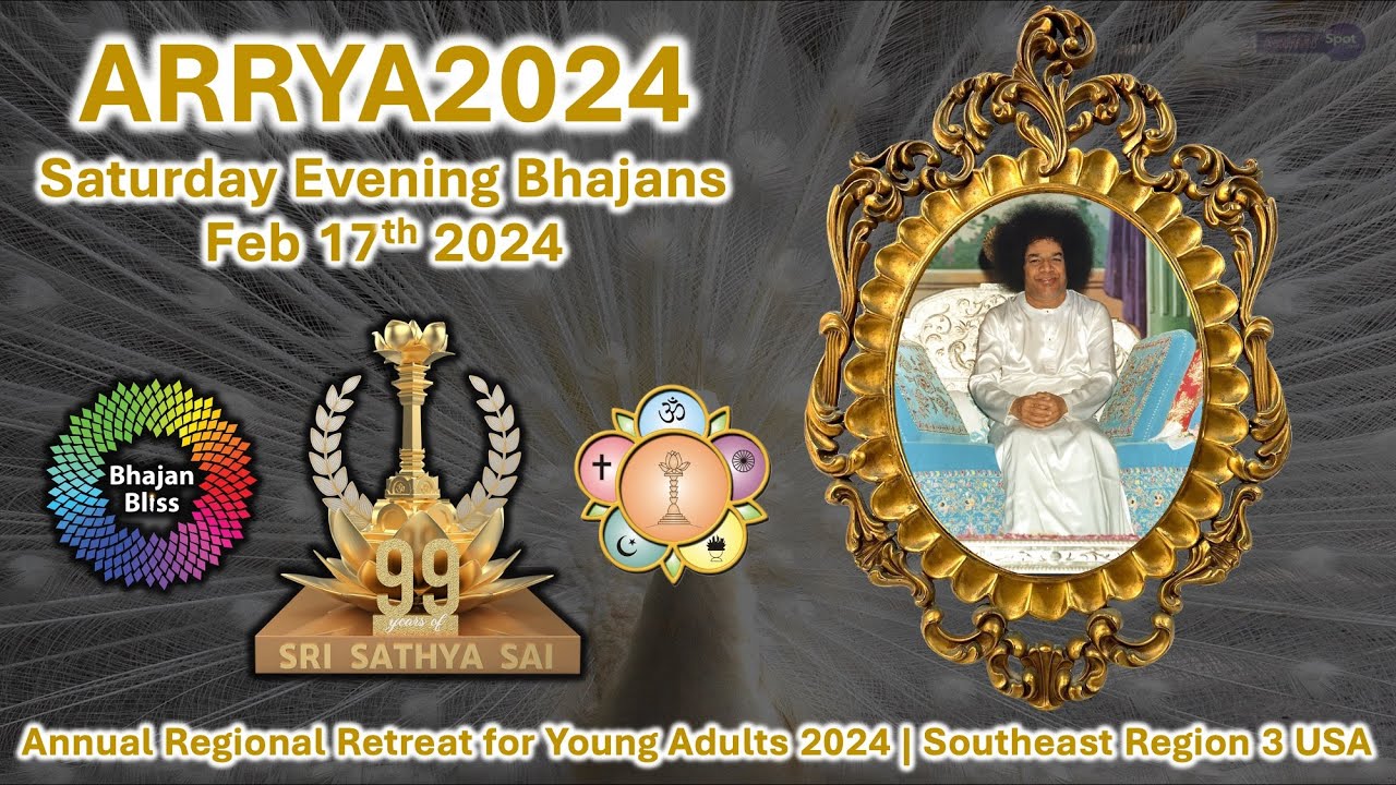 LIVE Saturday Evening Bhajans | ARRYA2024 | Feb 17th 2024 - YouTube