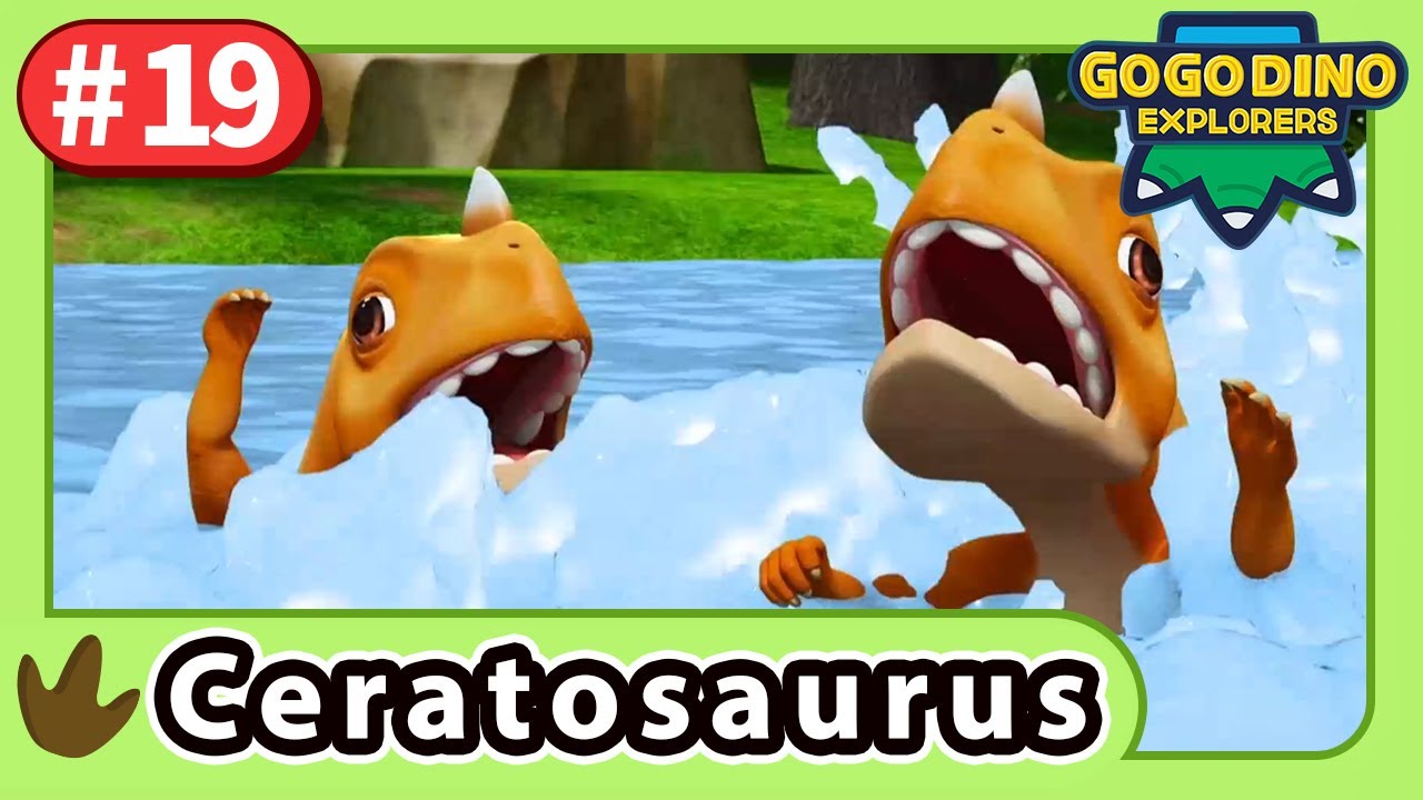 GOGODINO EXPLORERS | EP19 Twin Ceratosaurus | Dinosaur | Kids | Cartoon ...
