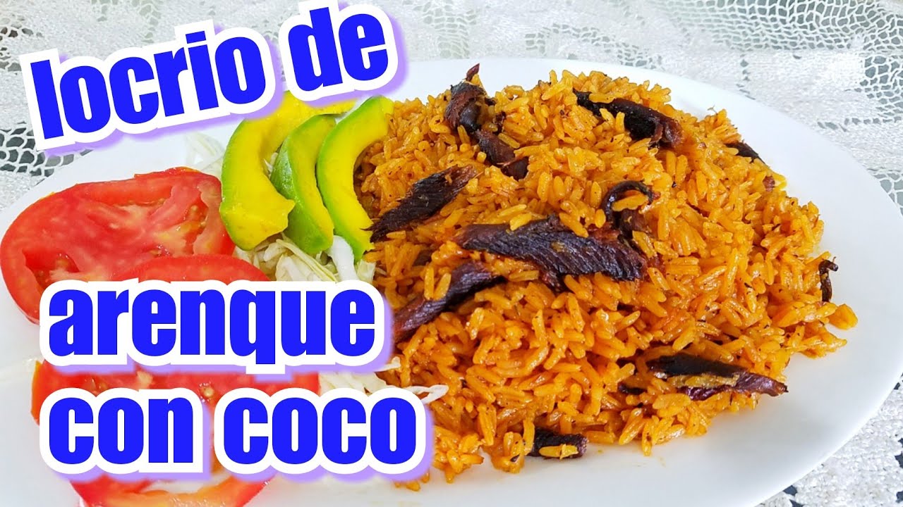 LOCRIO DE ARENQUE CON COCO/ receta dominicana - YouTube