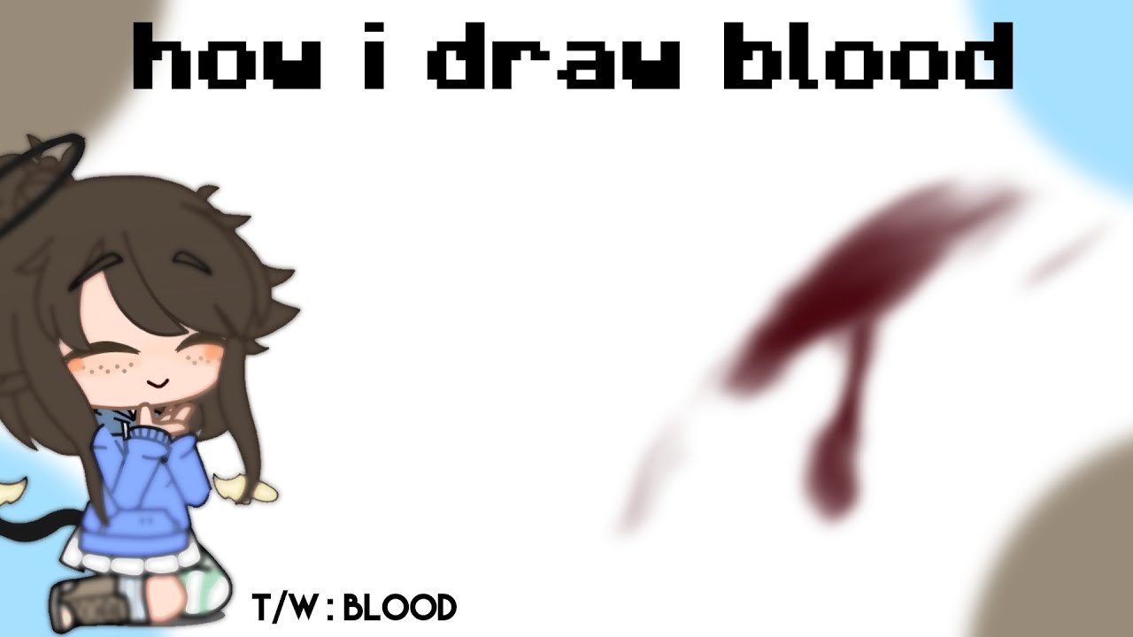 How i draw blood ° || ° Very bad tutorial- ° || °Read Pinned comment ...