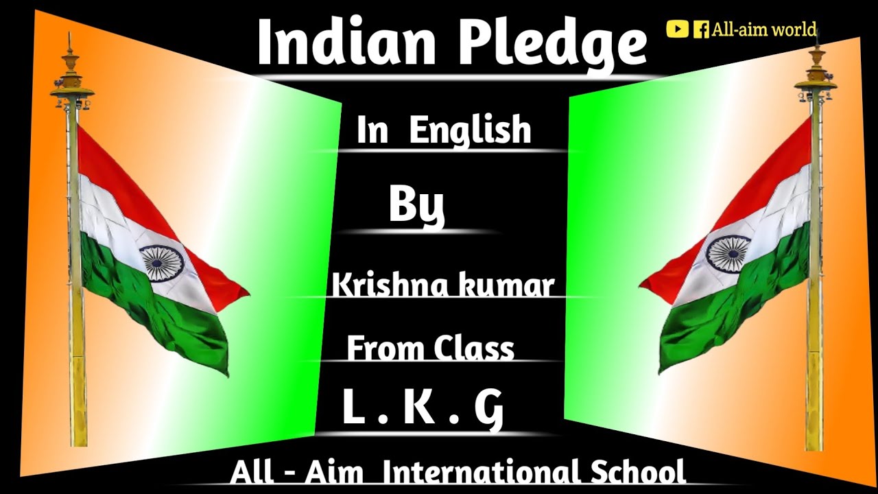The Indian pledge 🇮🇳 | School pledge | #morningassembly #school | # ...