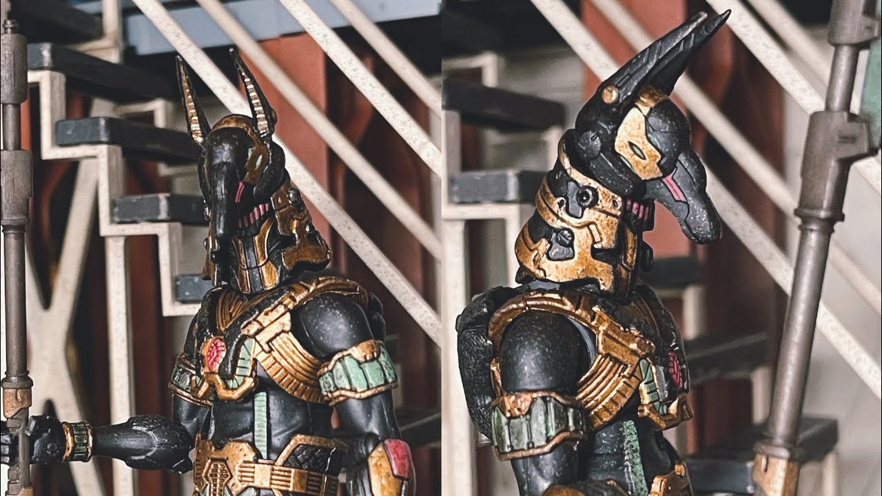 Acid Rain WORLD FAV-H16 Anubis Action Figure 1/18 Review - YouTube