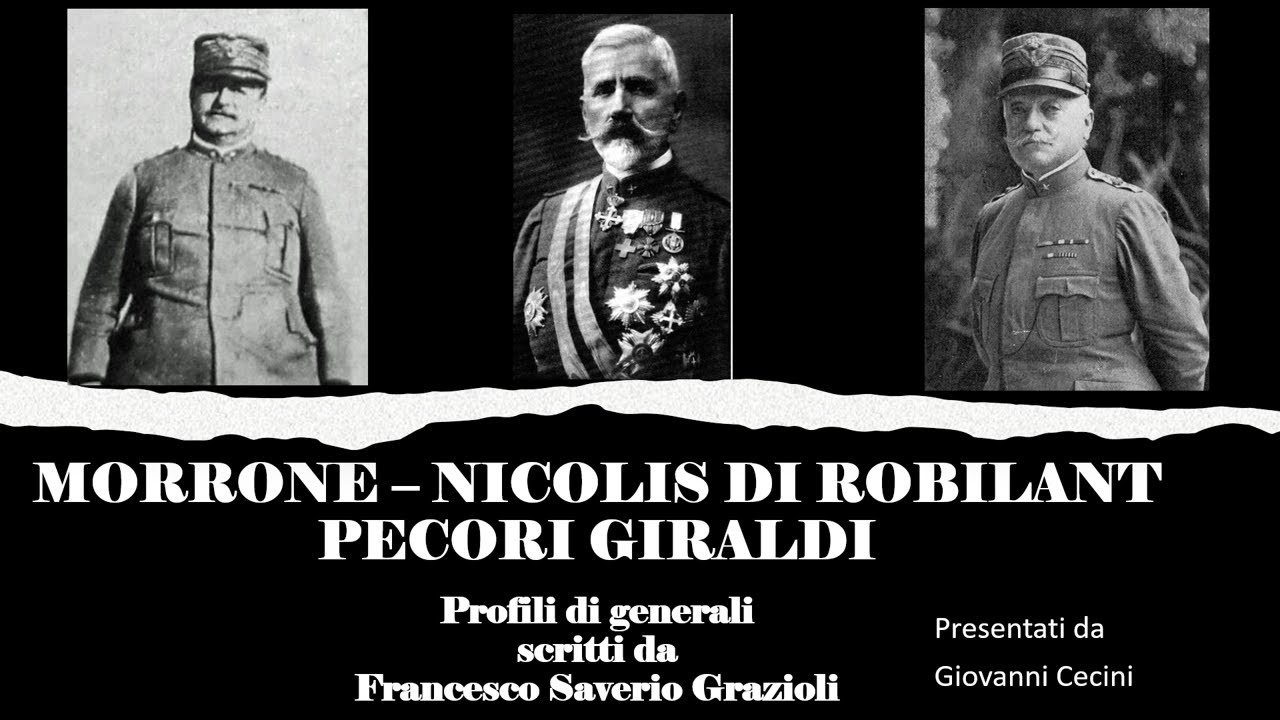 Paolo MORRONE – Mario NICOLIS DI ROBILANT - Guglielmo PECORI GIRALDI ...