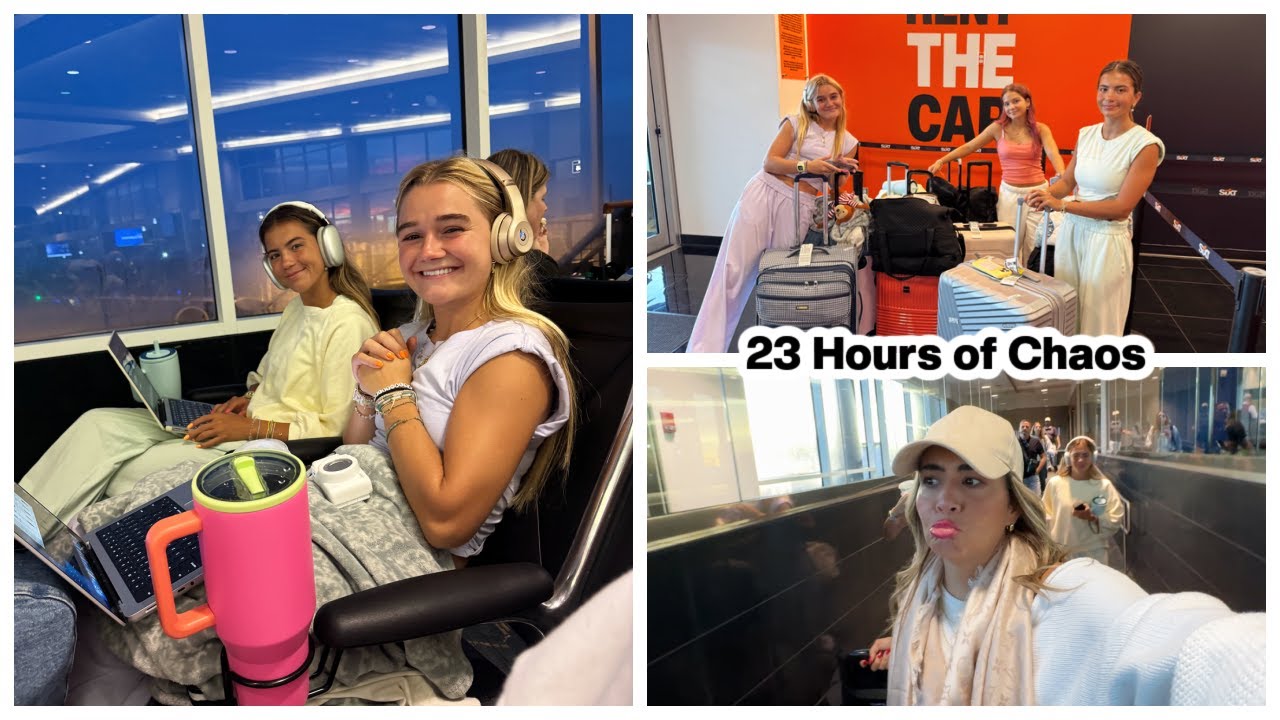 23 Hours of Chaos: The Longest Travel Day to HAWAII | VLOG#2094 - YouTube