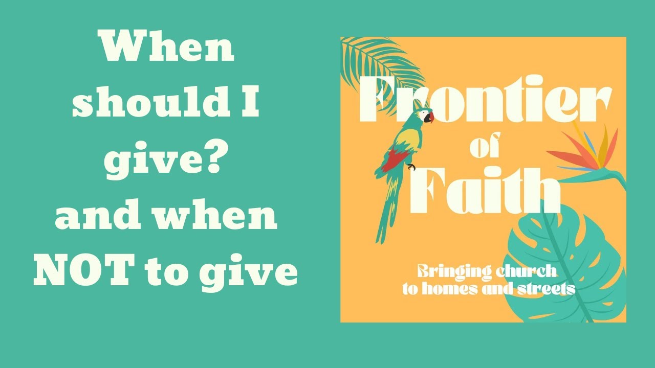 When to be generous & when not to be generous - YouTube