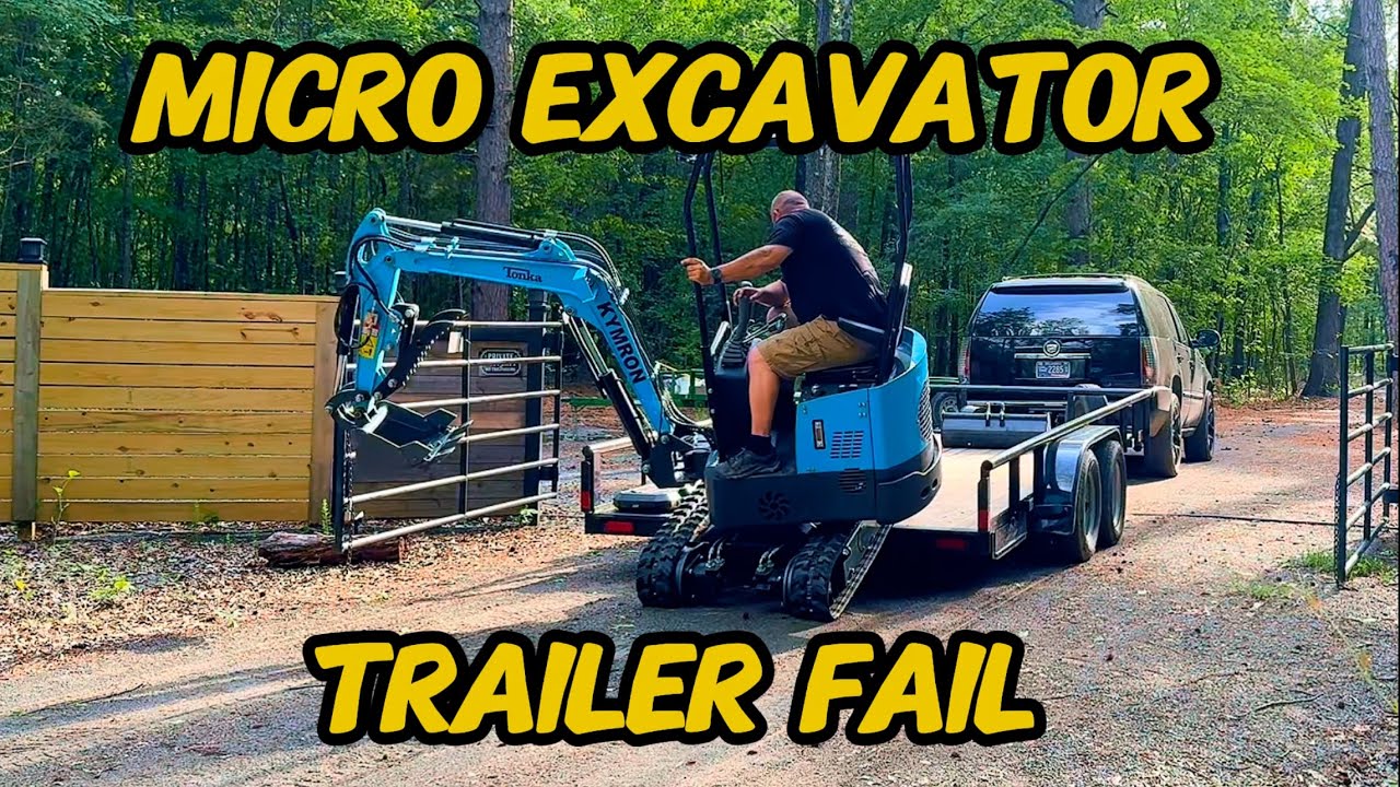 How I Transport My Chinese Mini Excavator - YouTube