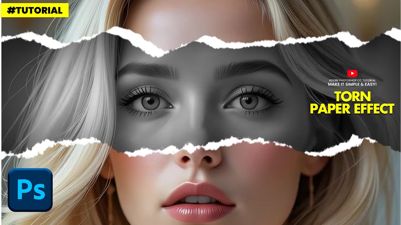 "Master the Torn Paper Effect in Adobe Photoshop CC | Graphic Hub # ...