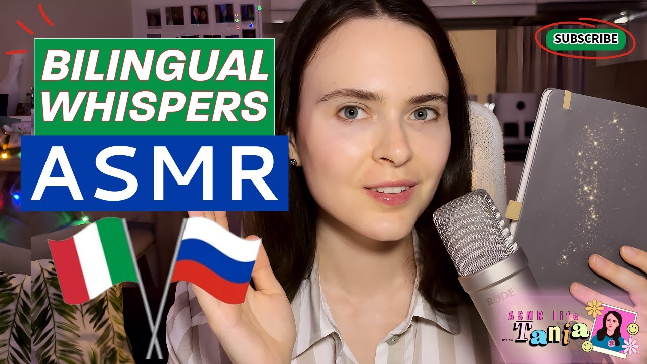 Bilingual ASMR Whisper | 🇷🇺 Russian & 🇮🇹 Italian Words | Whispers ...