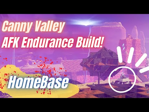Fortnite (STW) Canny Valley endurance build AFK - Homebase - Fortnite save the world