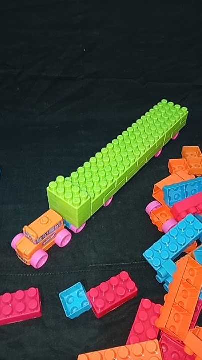 Satisfying DIY Blocks Lorry | ASMR Building Blocks | #buildingblockstoys #shorts - YouTube