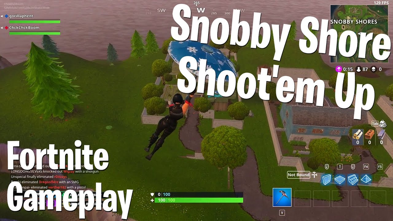 Snobby Shore Shoot'em Up | New Map Stuff! (Fortnite BRs) w/Gorillaphent ...
