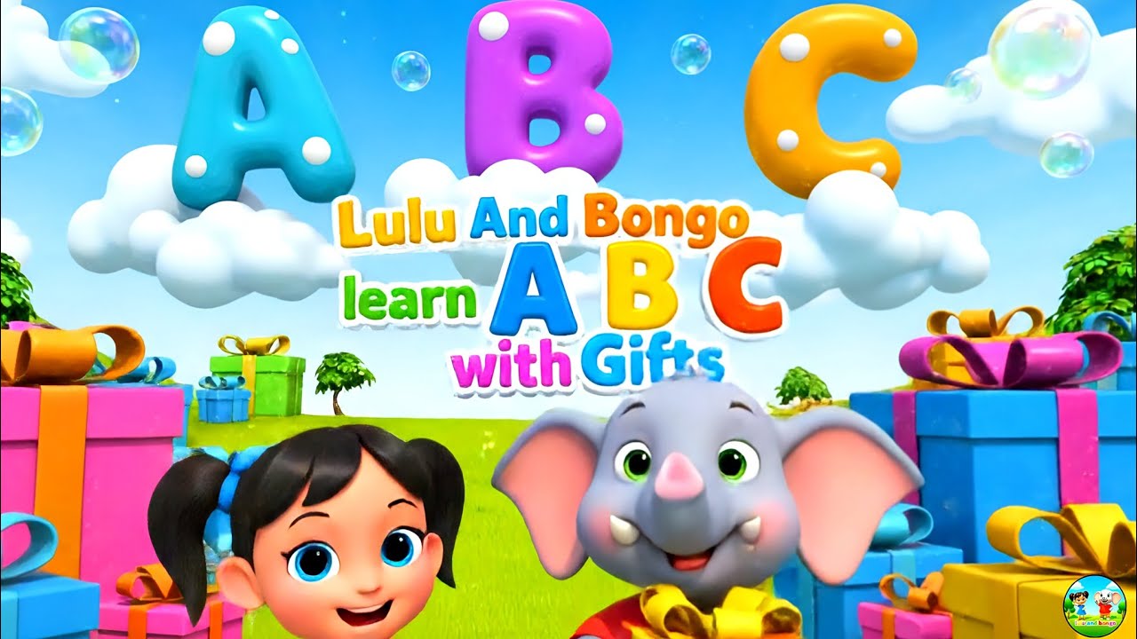 Lulu 👧 & Bongo 🐘 Learn Alphabets | Magical Gift Unboxing 🎁 | Fun ABC ...