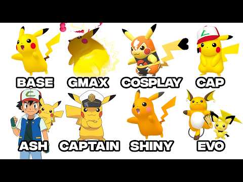 Every Pikachu Explained in 6 Minutes