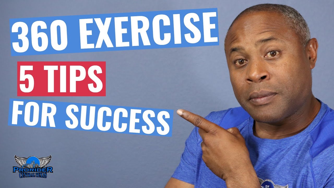 Slow Speed Motorcycle Training Exercise /360 Exercise - YouTube