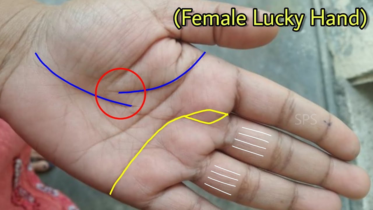 बहुत अच्छी किस्मत वाला हाथ, Female lucky hand - YouTube