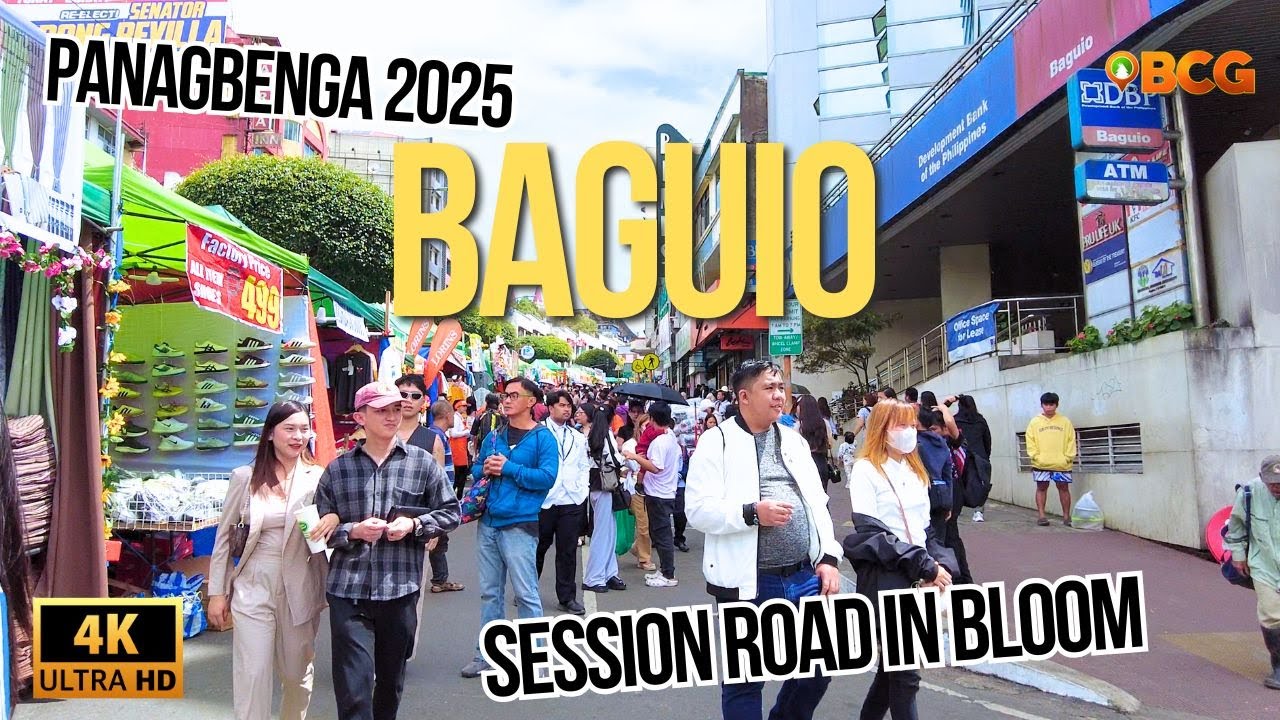 BAGUIO Panagbenga 2025 Session Road in Bloom Walk - YouTube