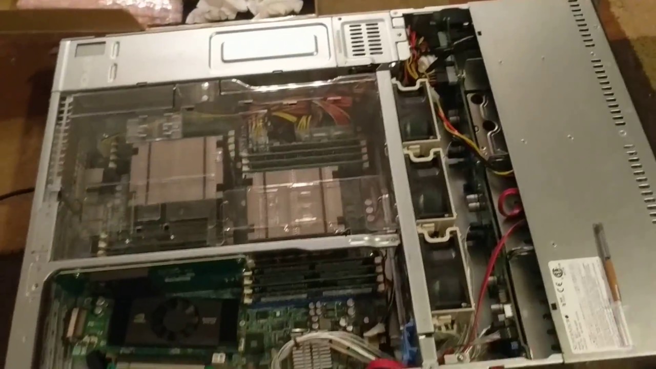 Upgrading Processors and RAM on Server - YouTube