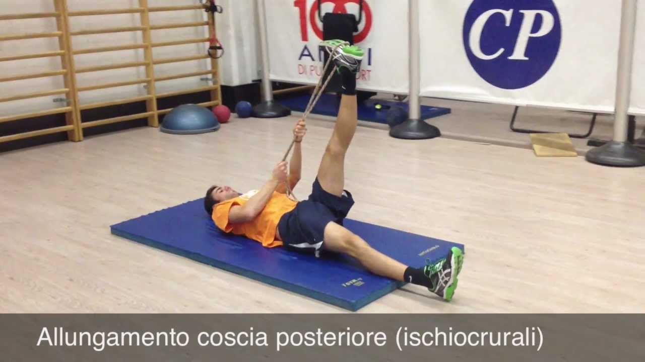 MAL DI SCHIENA (1.5): allungamento coscia posteriore (ischiocrurali ...